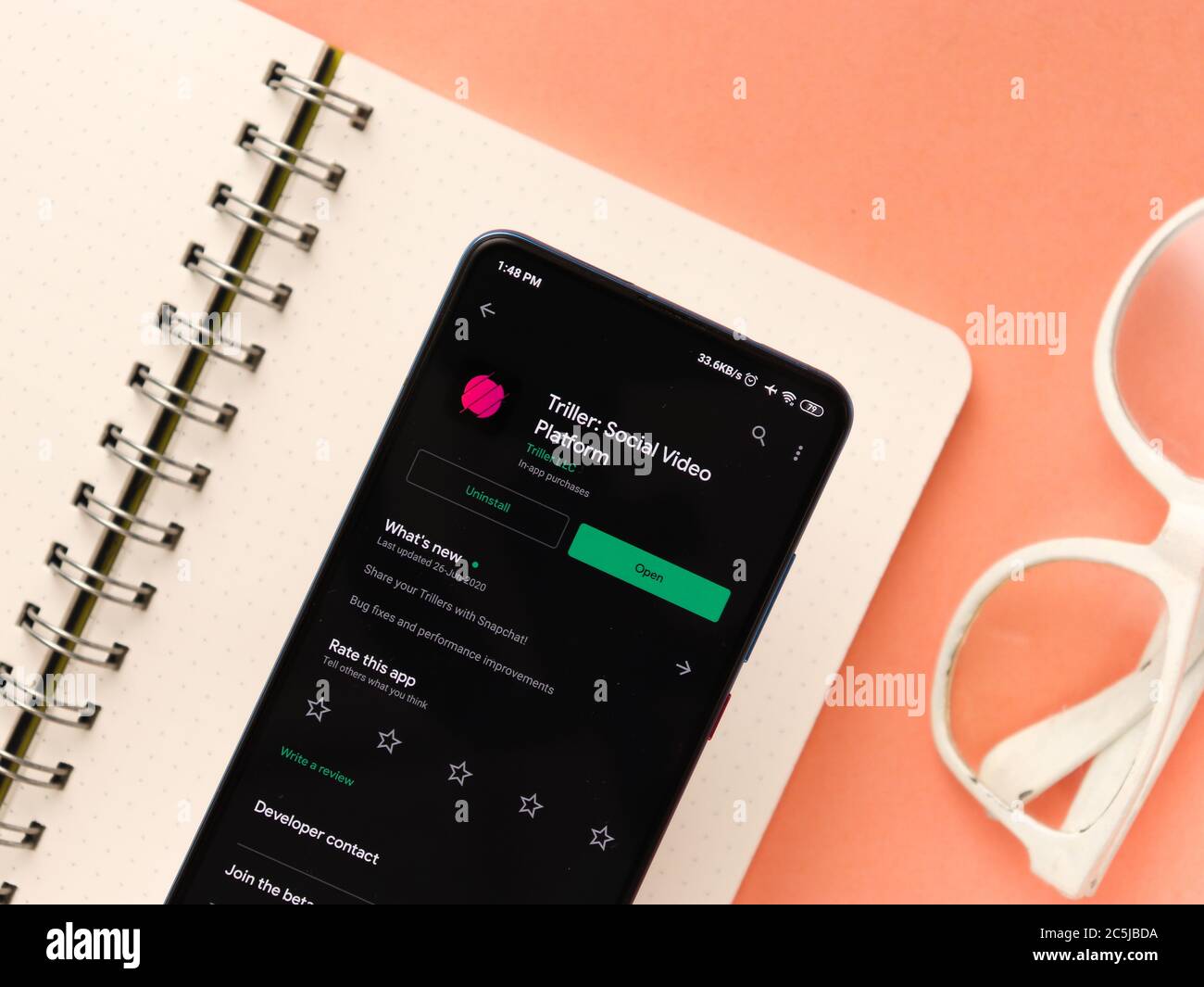 Triller logo hi-res stock photography and images - Alamy