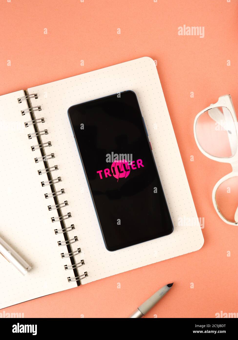 Triller logo hi-res stock photography and images - Alamy