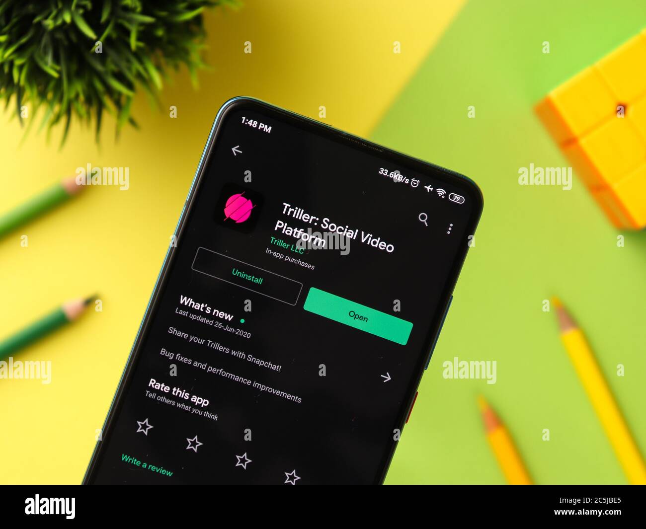 Triller logo hi-res stock photography and images - Alamy