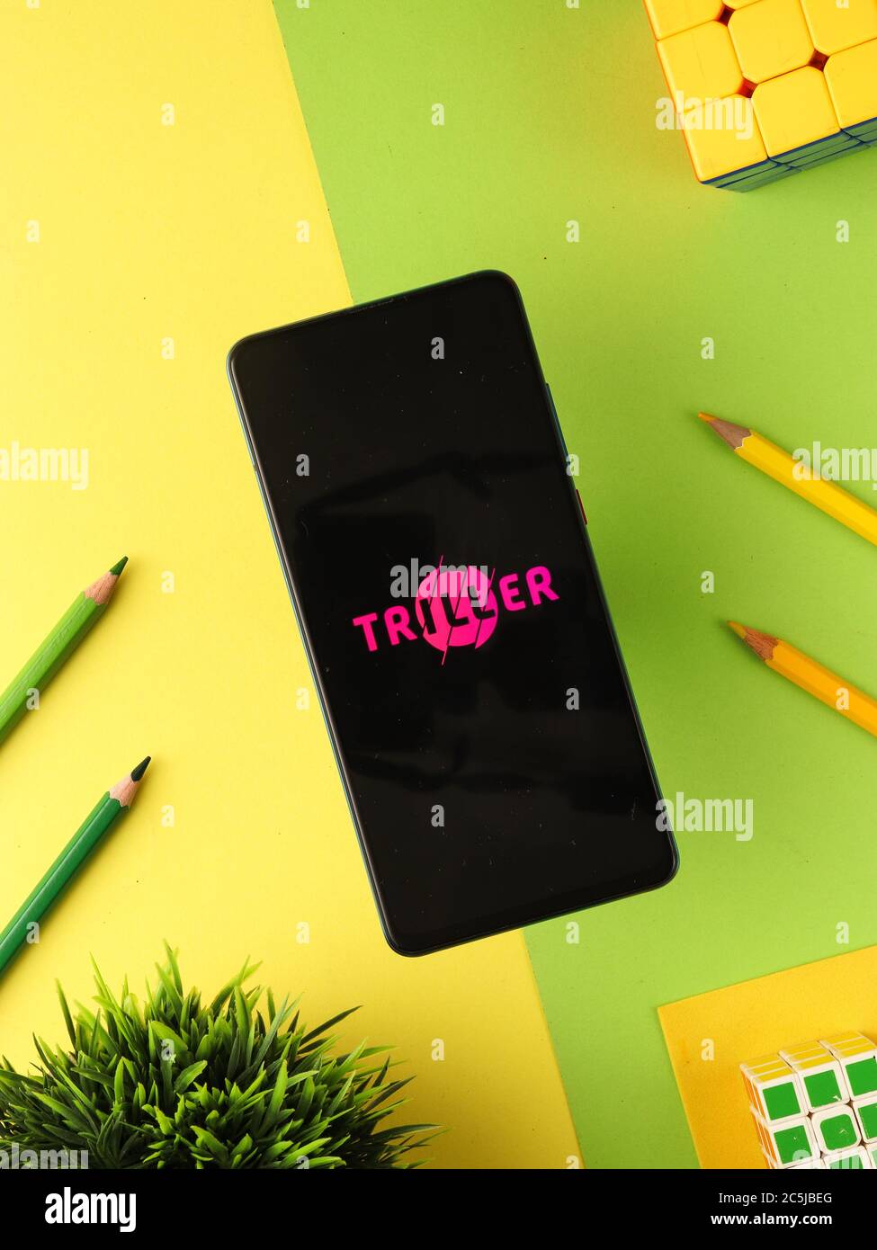 Triller logo hi-res stock photography and images - Alamy