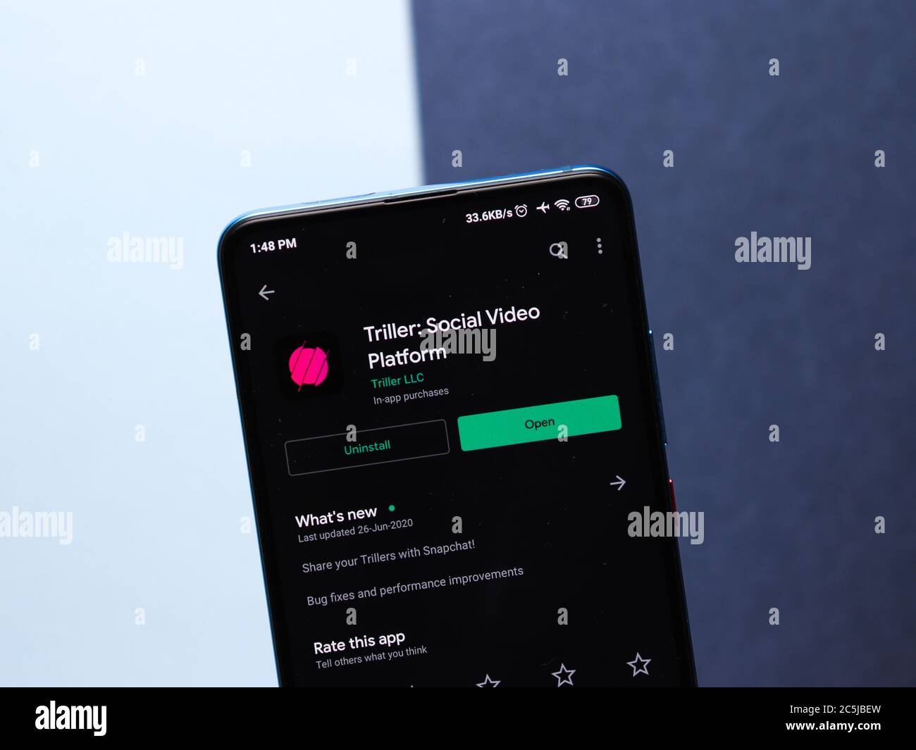 Triller logo hi-res stock photography and images - Alamy