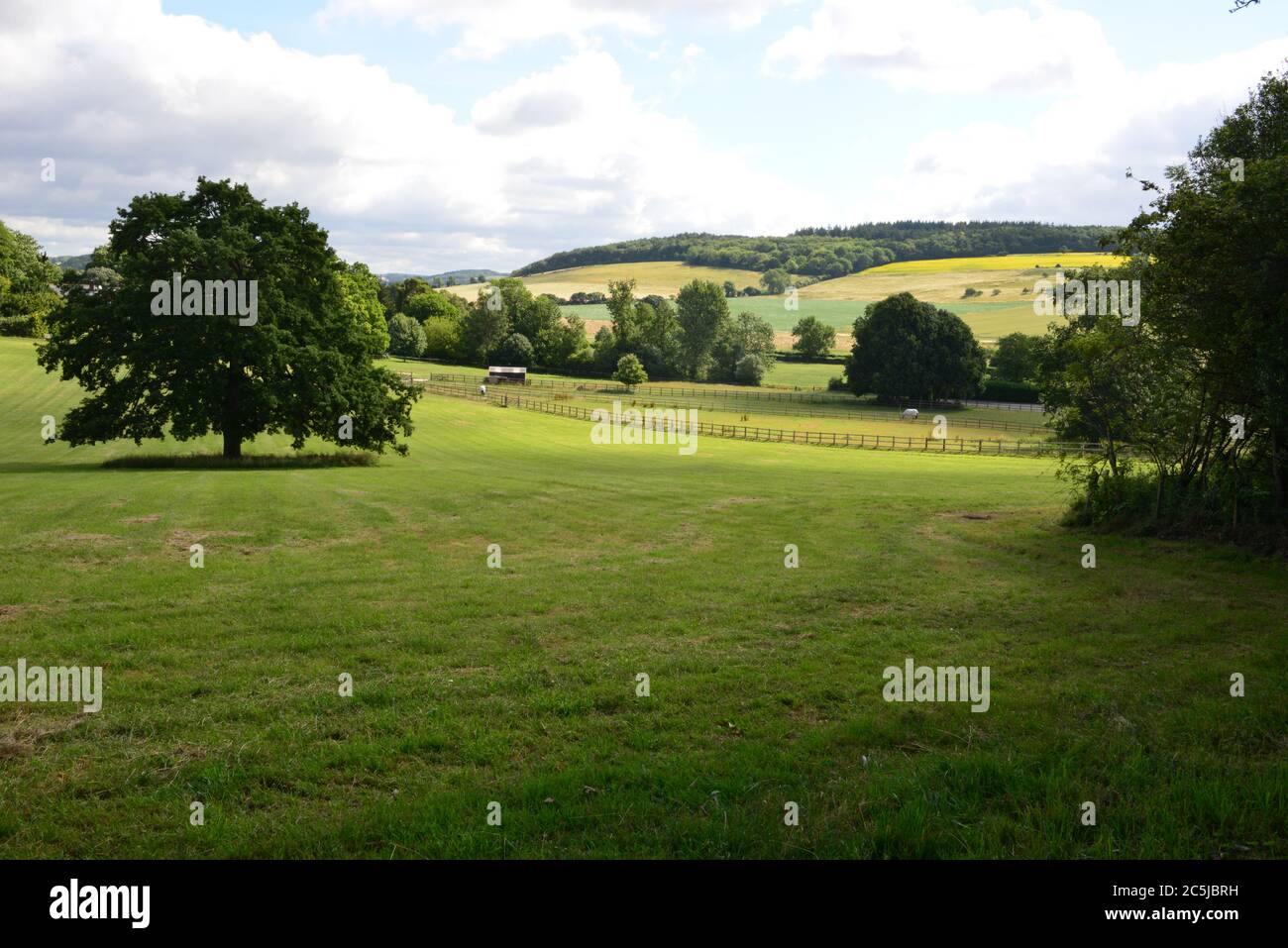 Open fields and countryside of England Stock Photo - Alamy