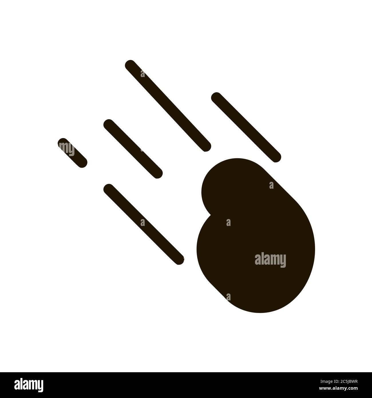 Falling cameo icon in trendy flat style isolated. Eps 10 Stock Vector ...