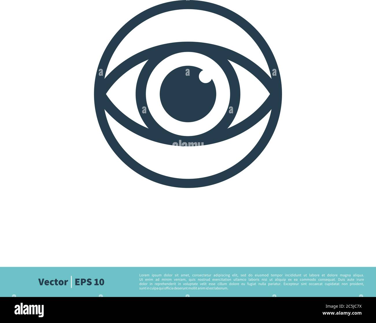 Eyeball, Vision, View Icon Vector Logo Template Illustration Design ...