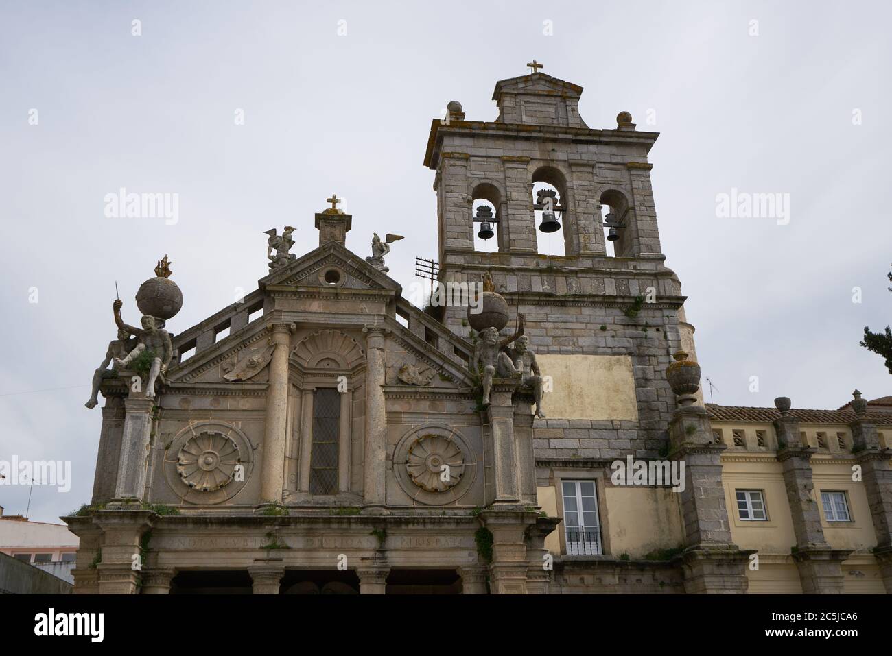 Evora church Sao Francisco Saint Francis in Alentejo, Portugal Stock ...