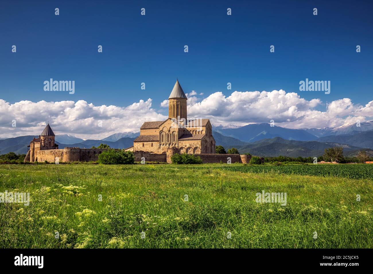 Panorama view of alaverdi monastery georgian eastern orthodox monastery ...