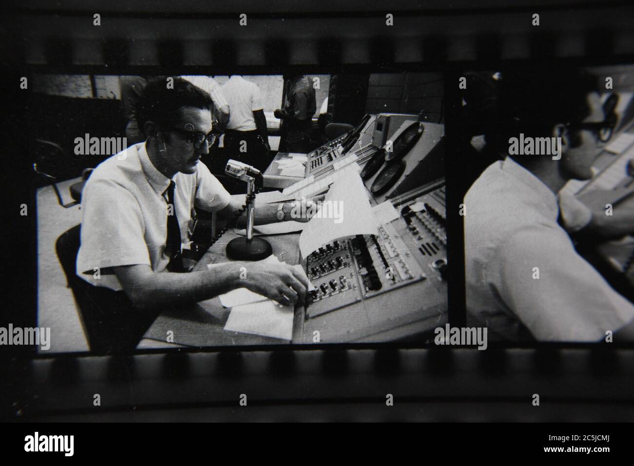 Fine 70s vintage contact print black and white photography of an ...