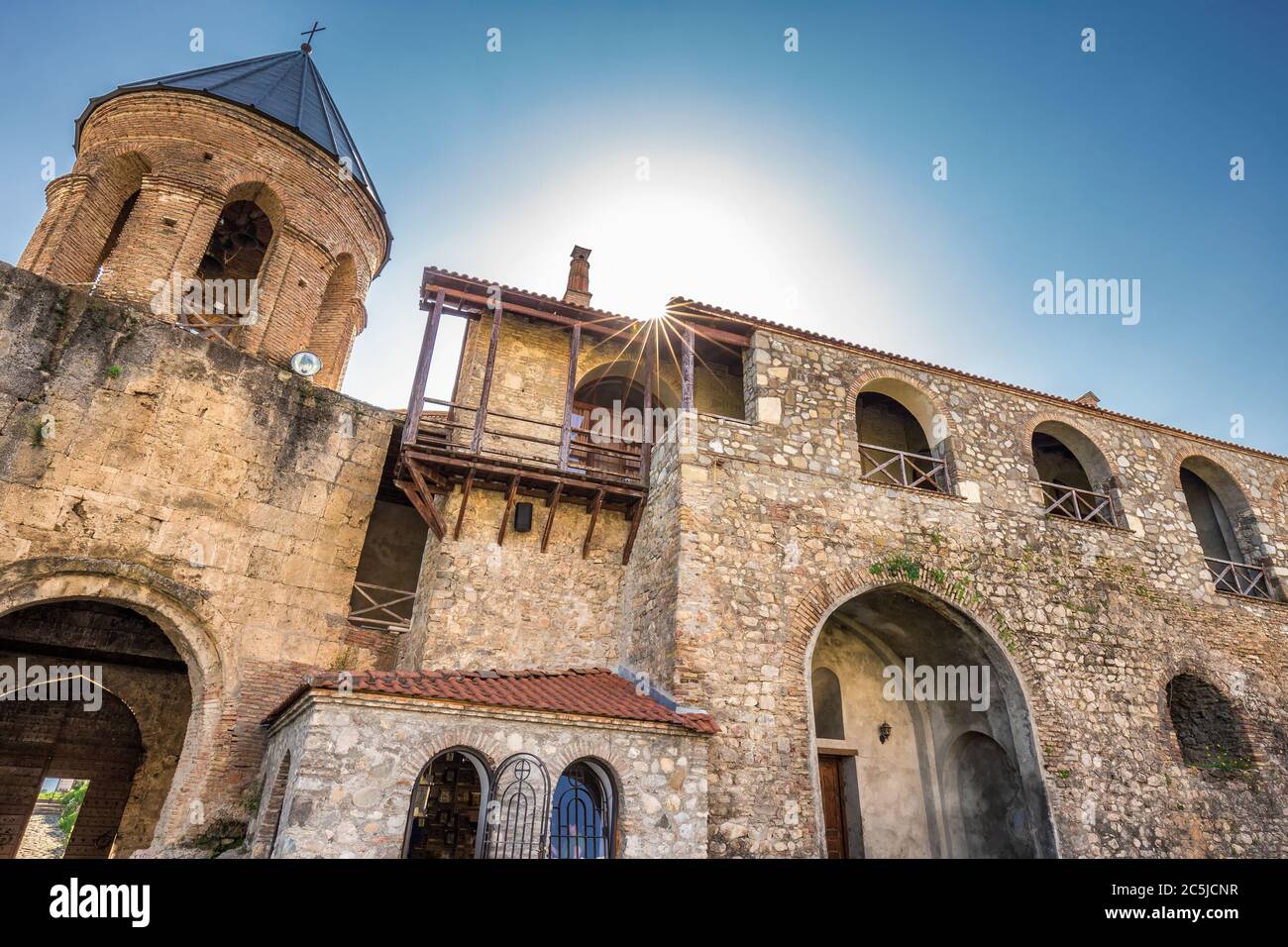 Panorama view of alaverdi monastery georgian eastern orthodox monastery ...