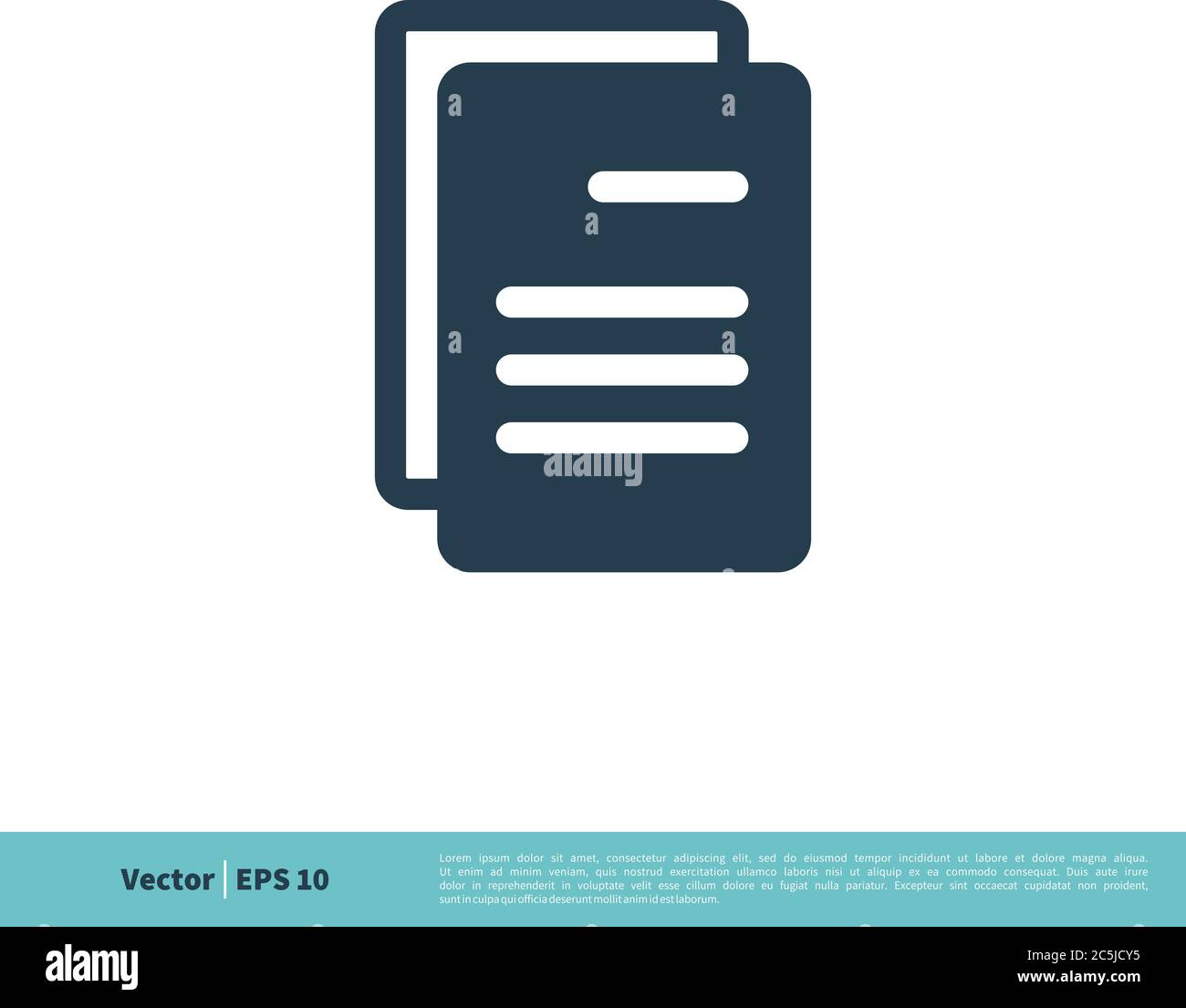 Document Form Icon Vector Logo Template Illustration Design. Vector EPS ...