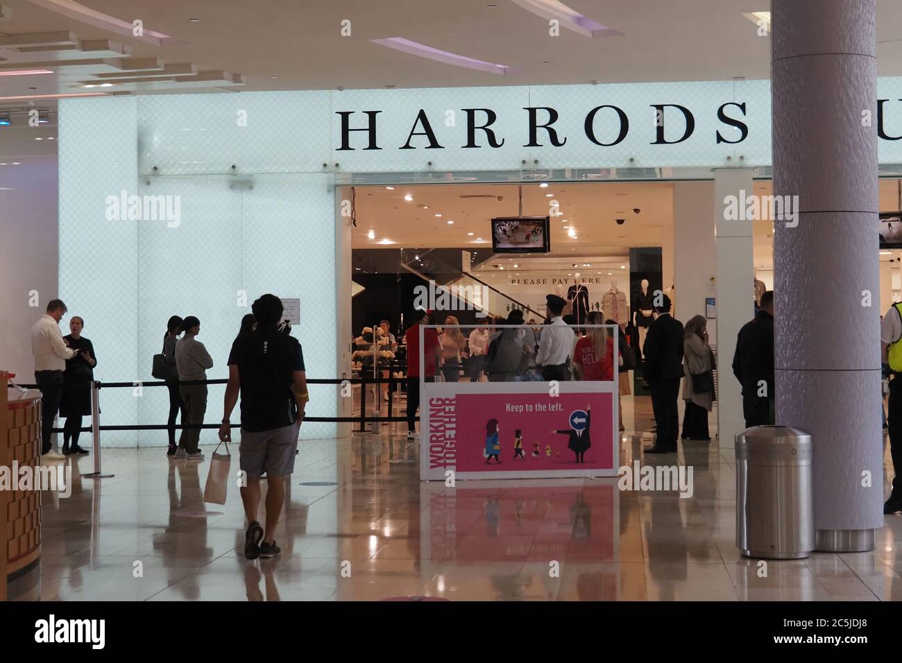 London, UK - 3 July 2020. World-renowned designer department store ...