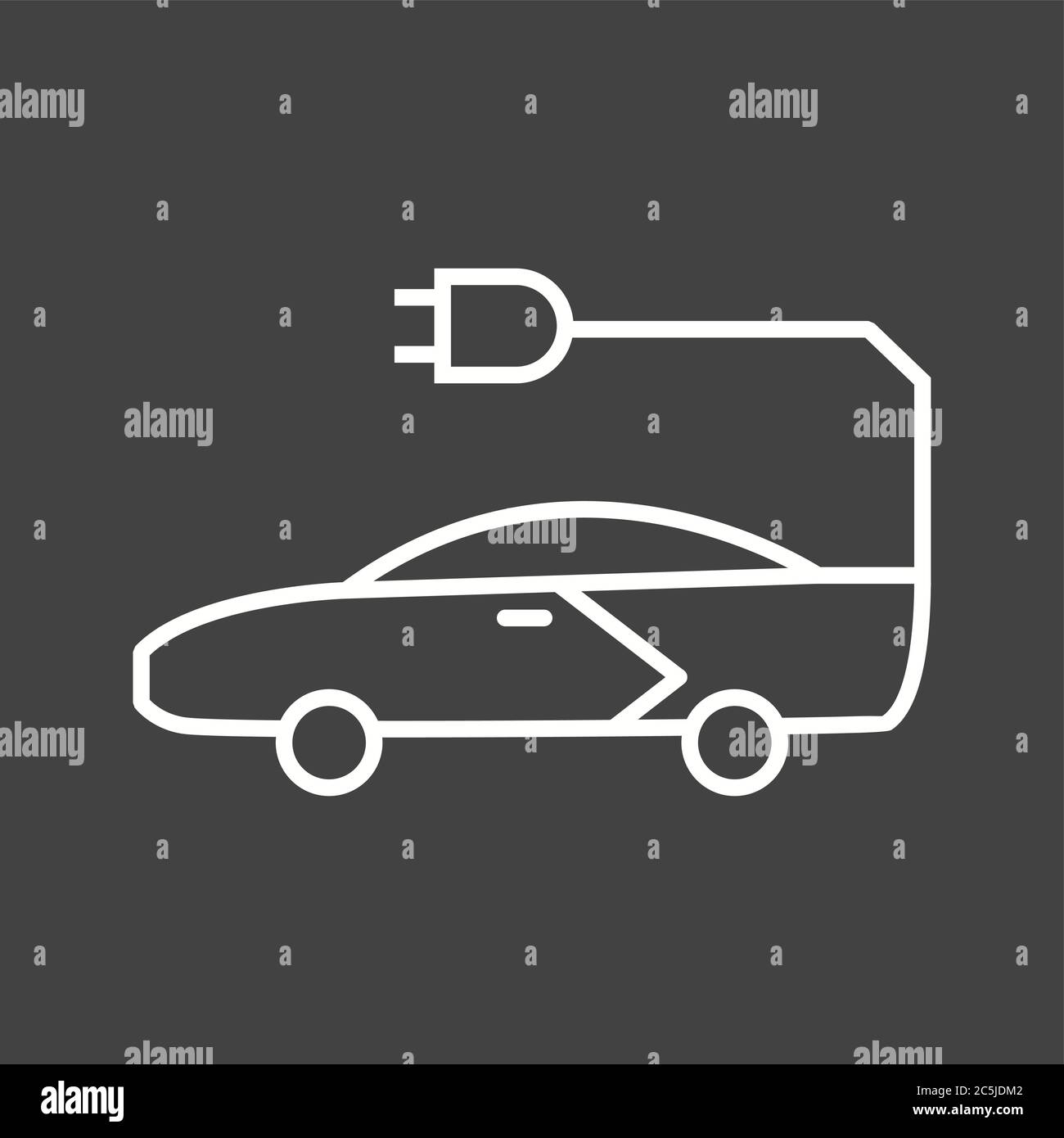 Unique Car Vector Line Icon Stock Vector Image & Art - Alamy