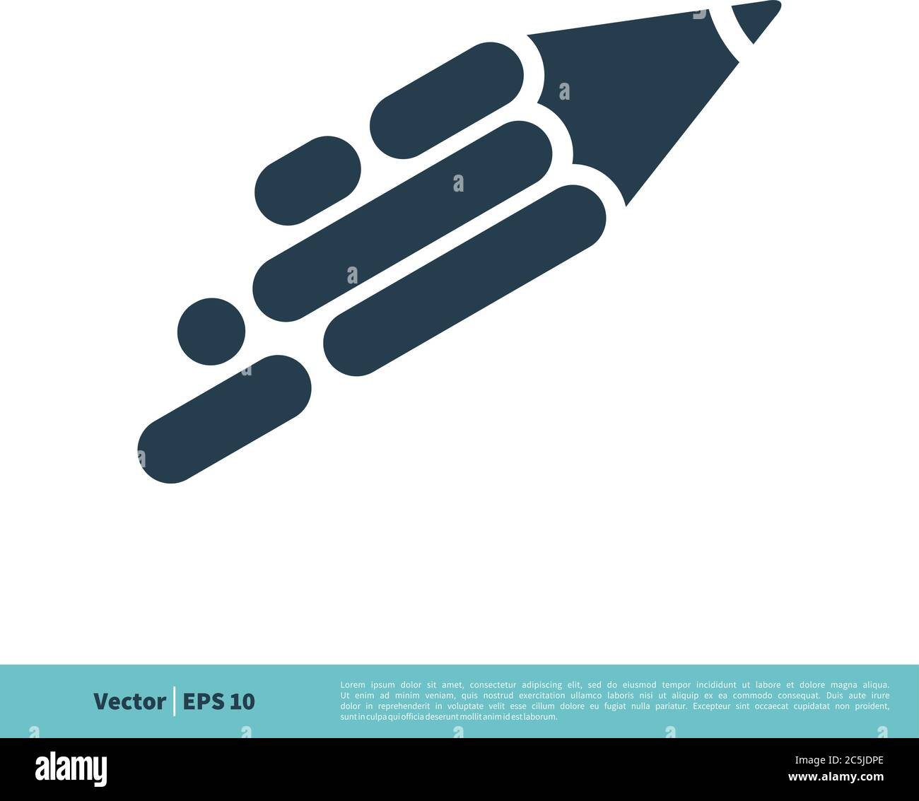 Pencil Icon Vector Logo Template Illustration Design. Vector EPS 10 Stock Vector Image & Art - Alamy