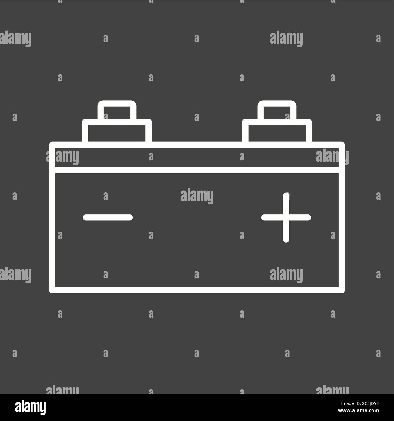 Unique Battery Vector Line Icon Stock Vector Image & Art - Alamy