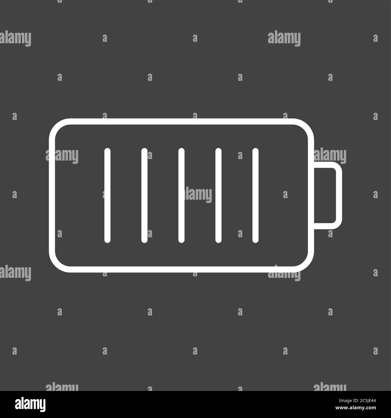 Unique Battery Vector Line Icon Stock Vector Image & Art - Alamy