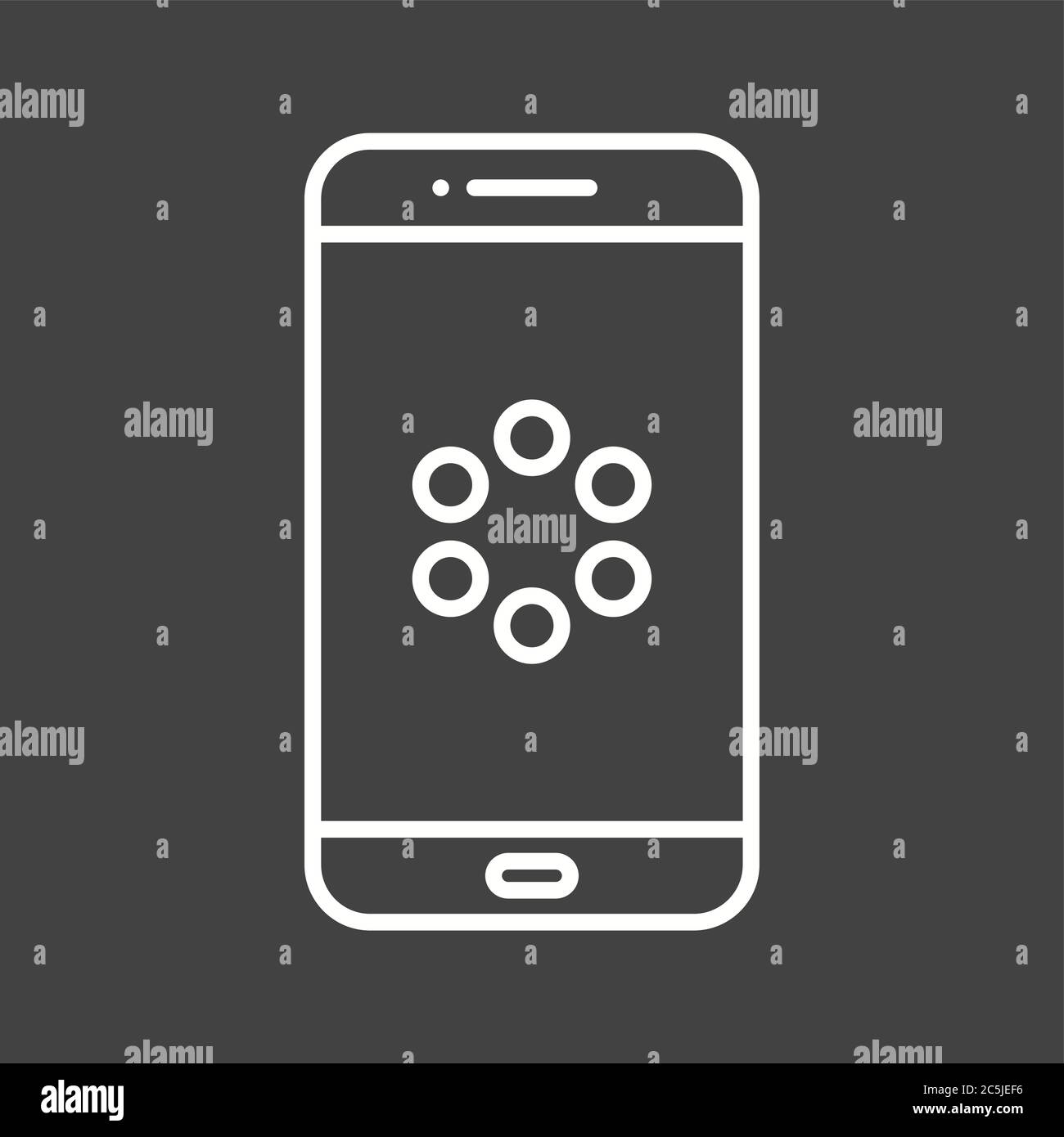 Unique Watch Synchronization Vector Line Icon Stock Vector Image And Art