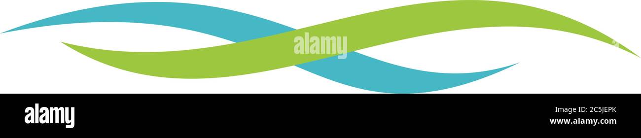 Infinity Wave Icon Vector Logo Template Illustration Design. Vector EPS ...