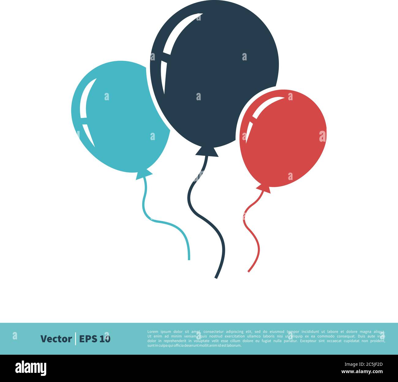 Balloon Icon Vector Logo Template Illustration Design. Vector EPS 10 ...