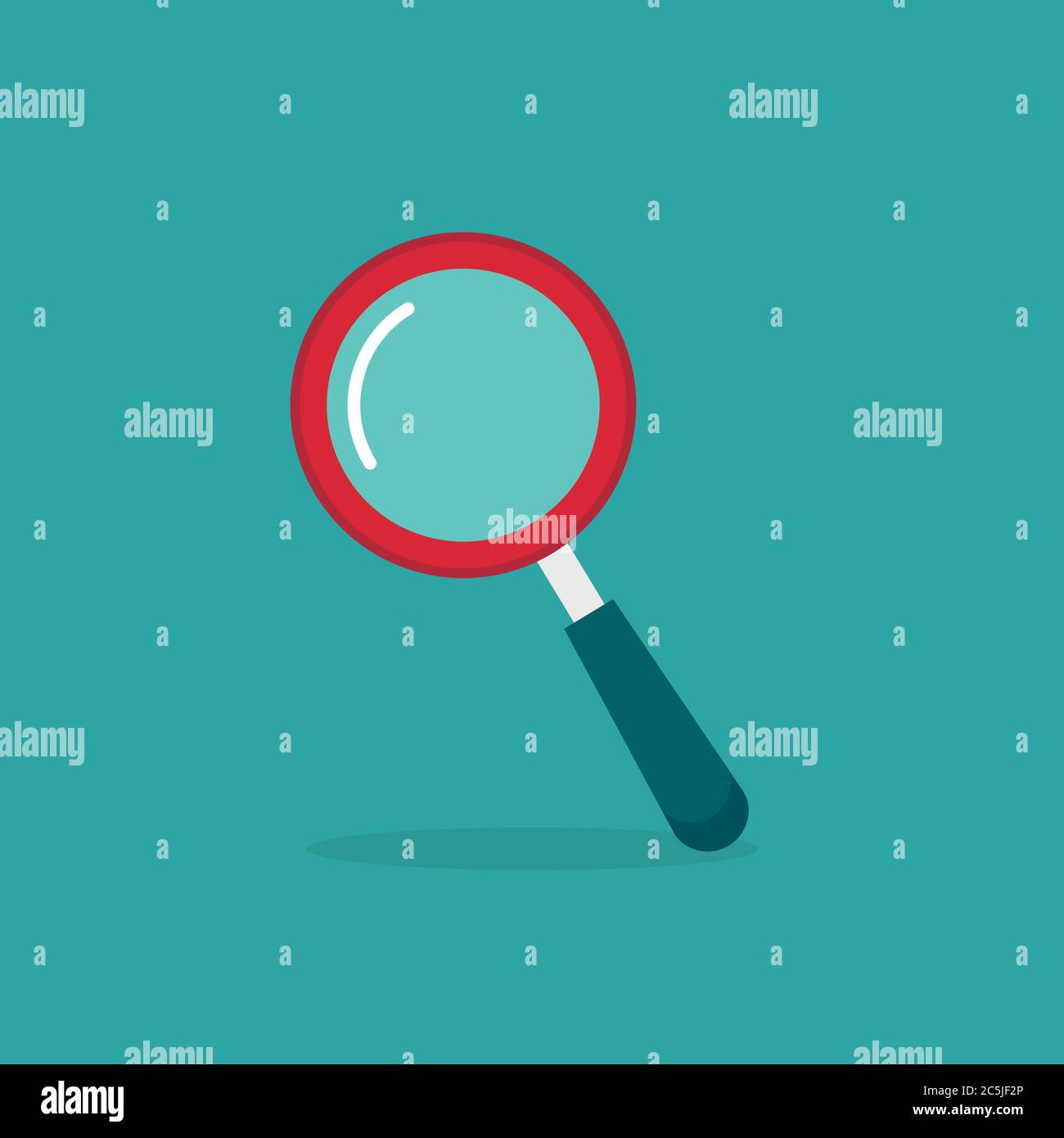 magnifier sign isolated on white. Magnifying glass icon. Zoom button ...