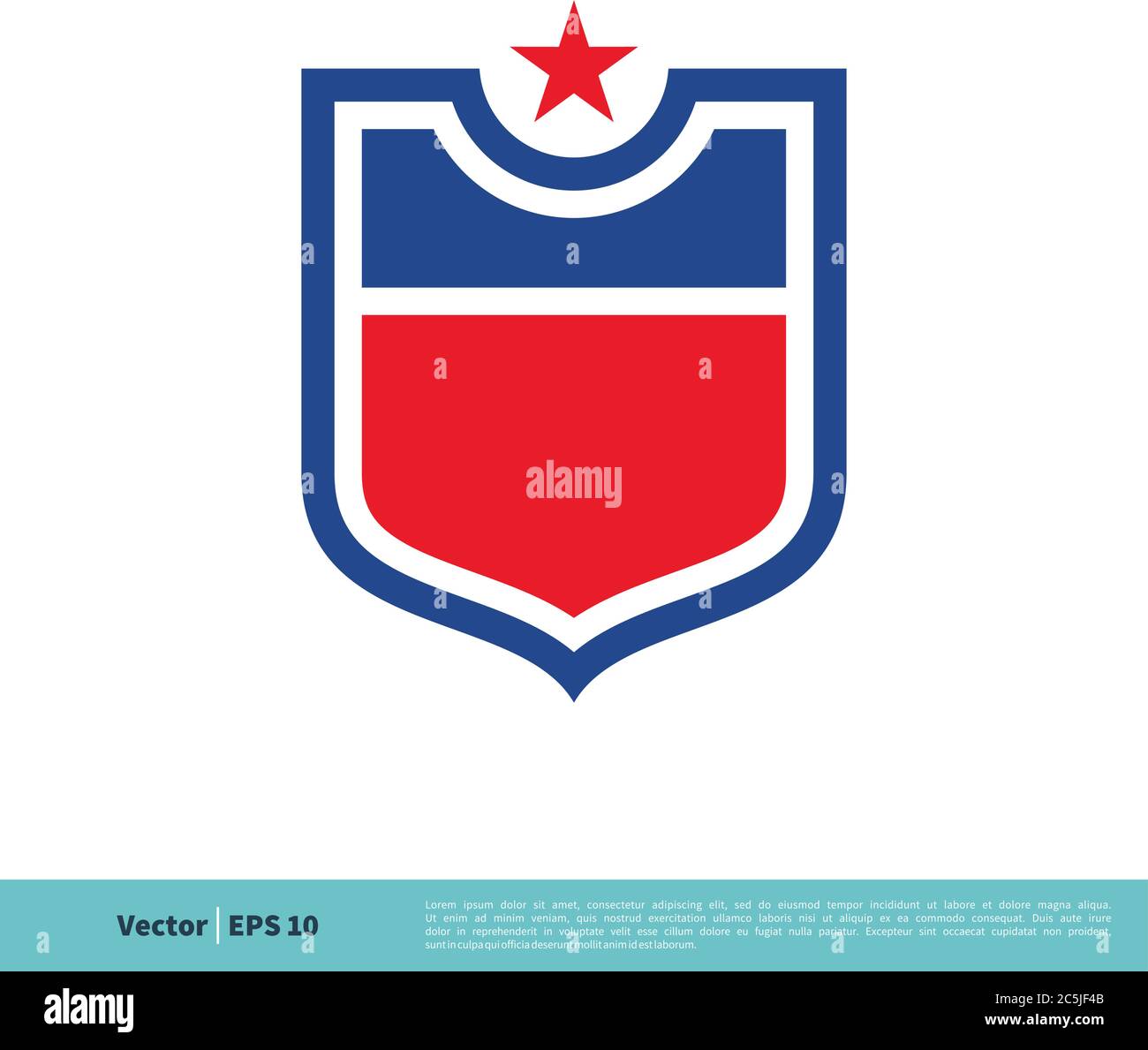 Shield Emblem Sport Team Icon Vector Logo Template Illustration Design ...