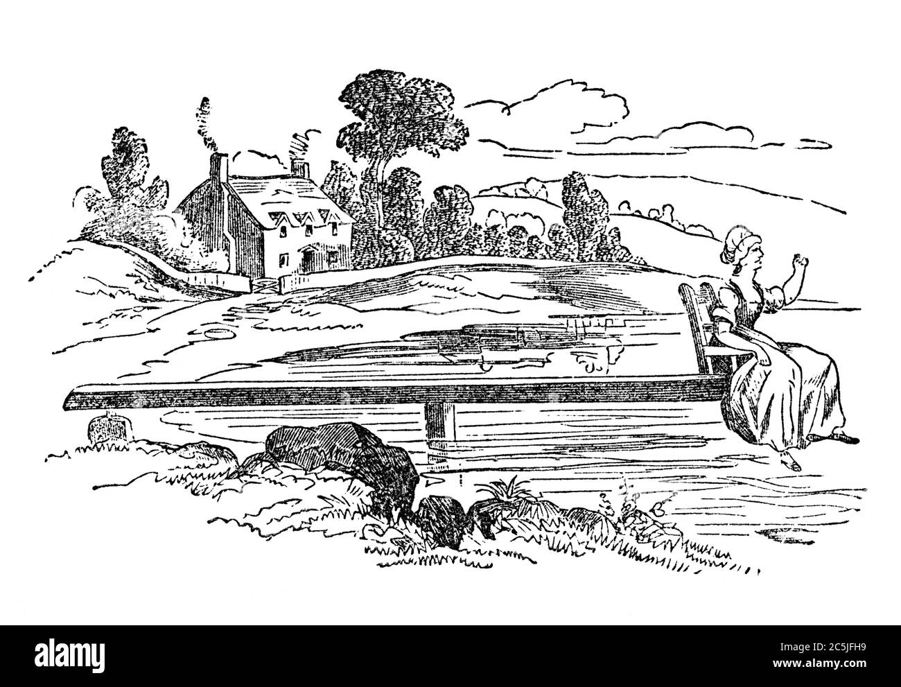 Ducking stool punishment hi-res stock photography and images - Alamy