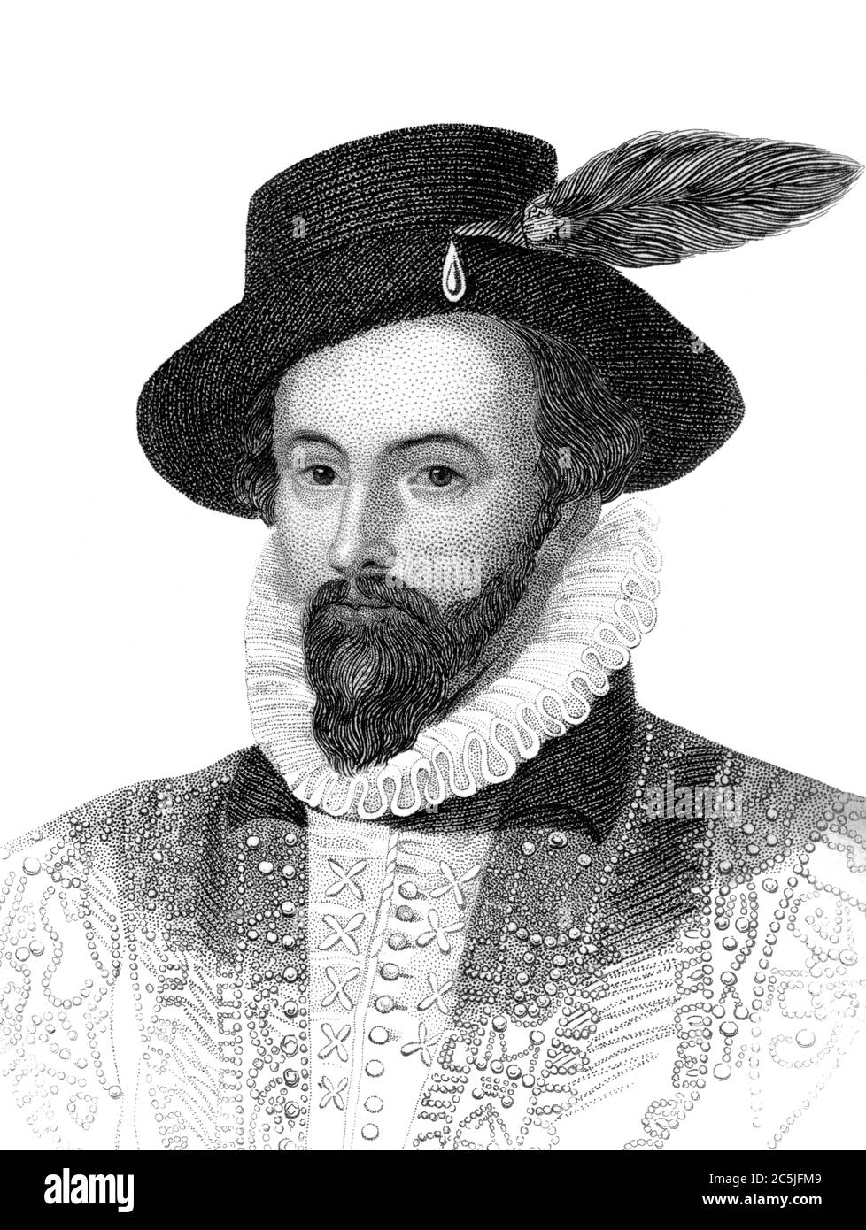 Portrait of sir walter raleigh hi-res stock photography and images - Alamy