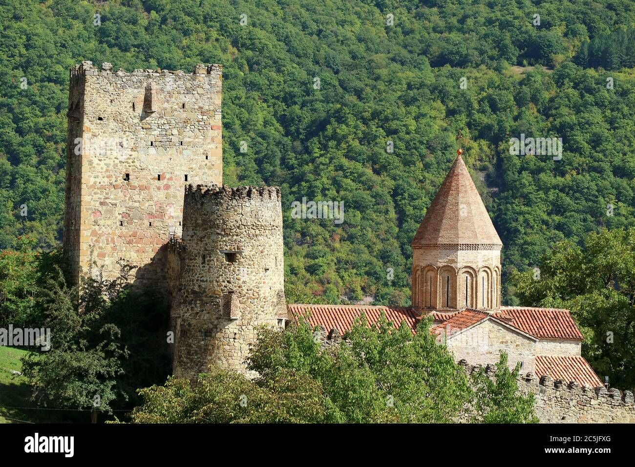 Ananuri Medieval Castle Complex on the Georgian Military Road and ...