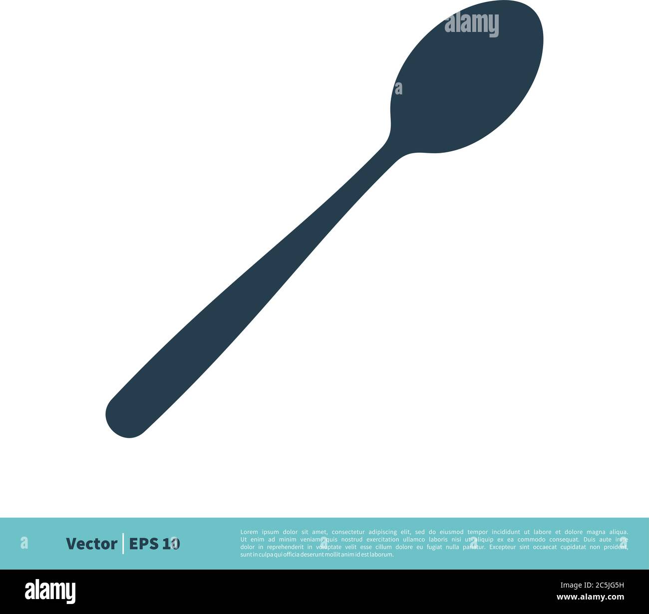 Spoon Icon Vector Logo Template Illustration Design. Vector EPS 10 ...