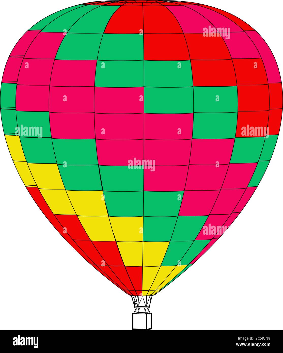 Hot air balloon basket on Stock Vector Images - Alamy