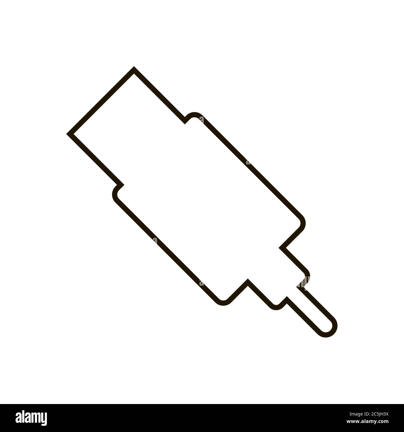 Usb port icon on white background. Illustration eps 10 Stock Vector ...