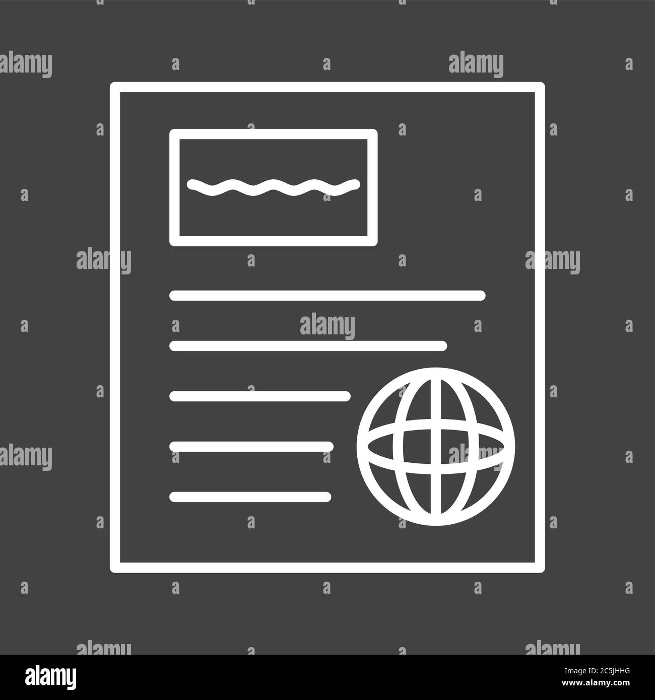 International newspaper Stock Vector Images - Alamy