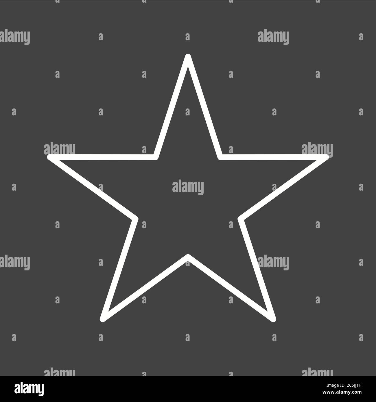 Unique Star Vector Line Icon Stock Vector Image & Art - Alamy