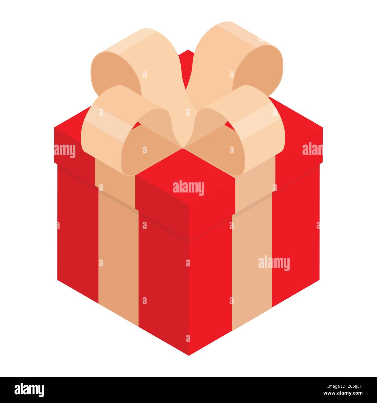 Surprise gift box. Vector. Isometric view Stock Vector Image & Art - Alamy