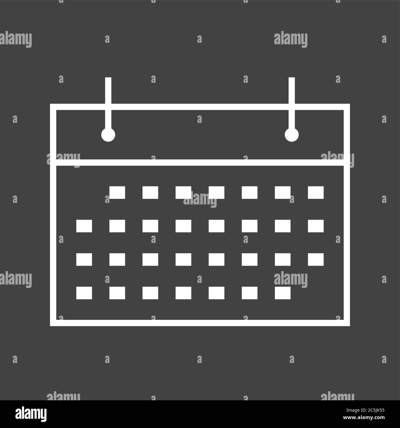 Unique Calender Vector Line Icon Stock Vector Image & Art - Alamy