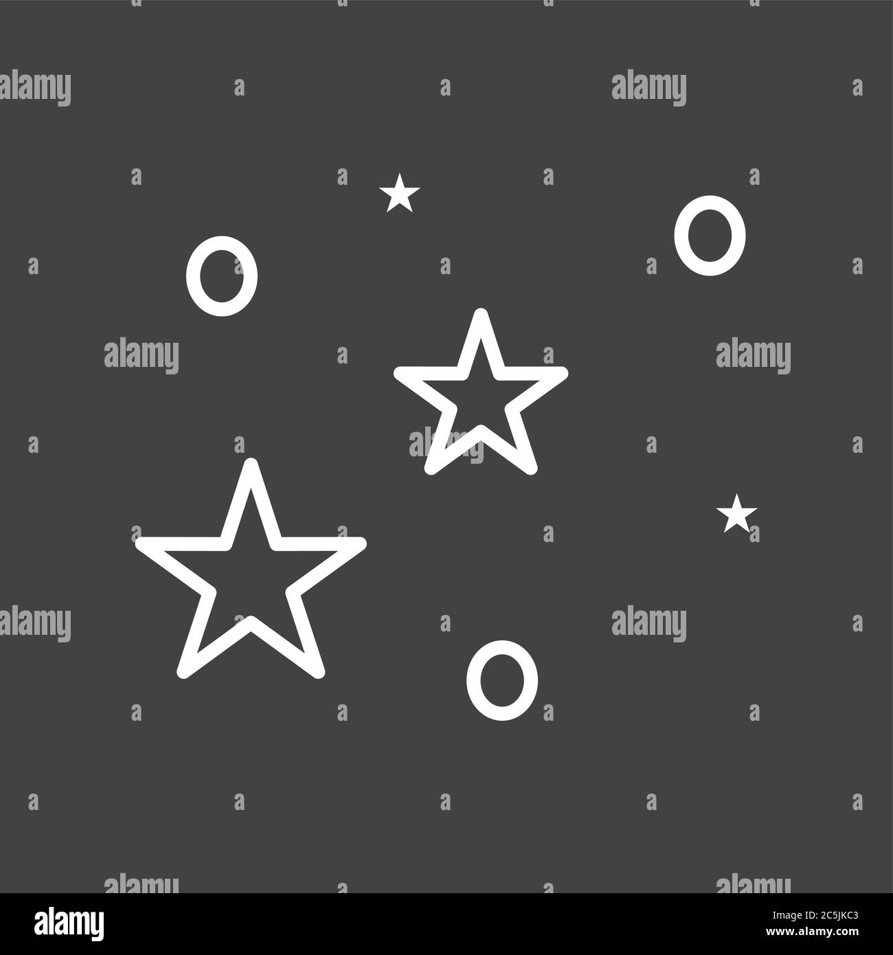 Unique Stars Vector Line Icon Stock Vector Image & Art - Alamy