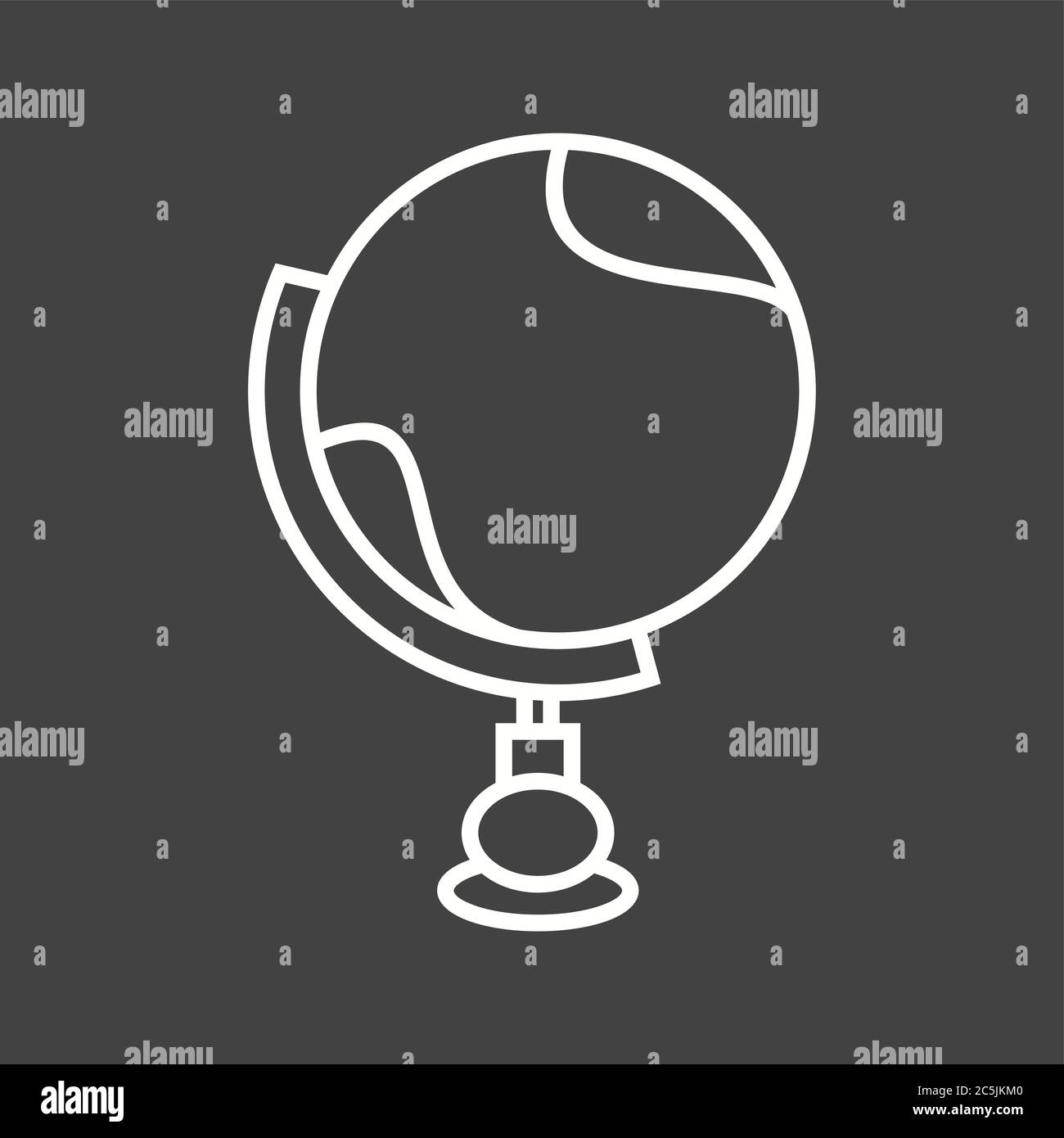 Unique Globe Vector Line Icon Stock Vector Image & Art - Alamy