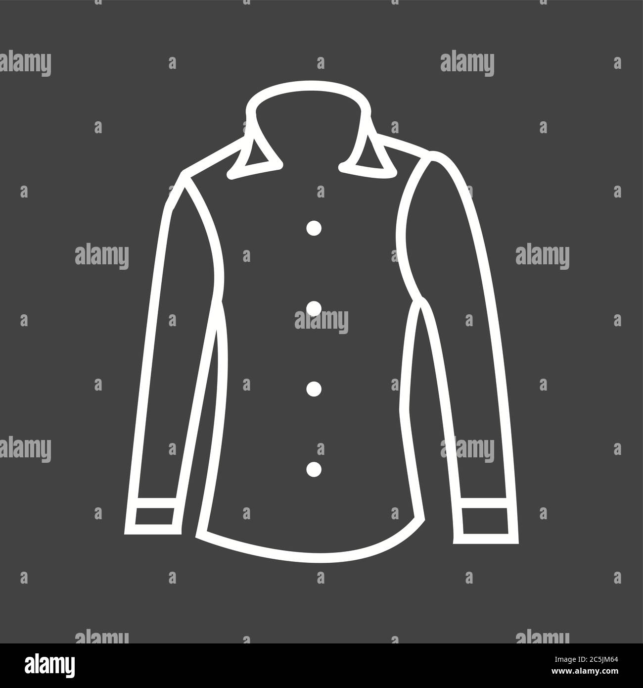 Unique Formal Shirt Vector Line Icon Stock Vector Image & Art - Alamy