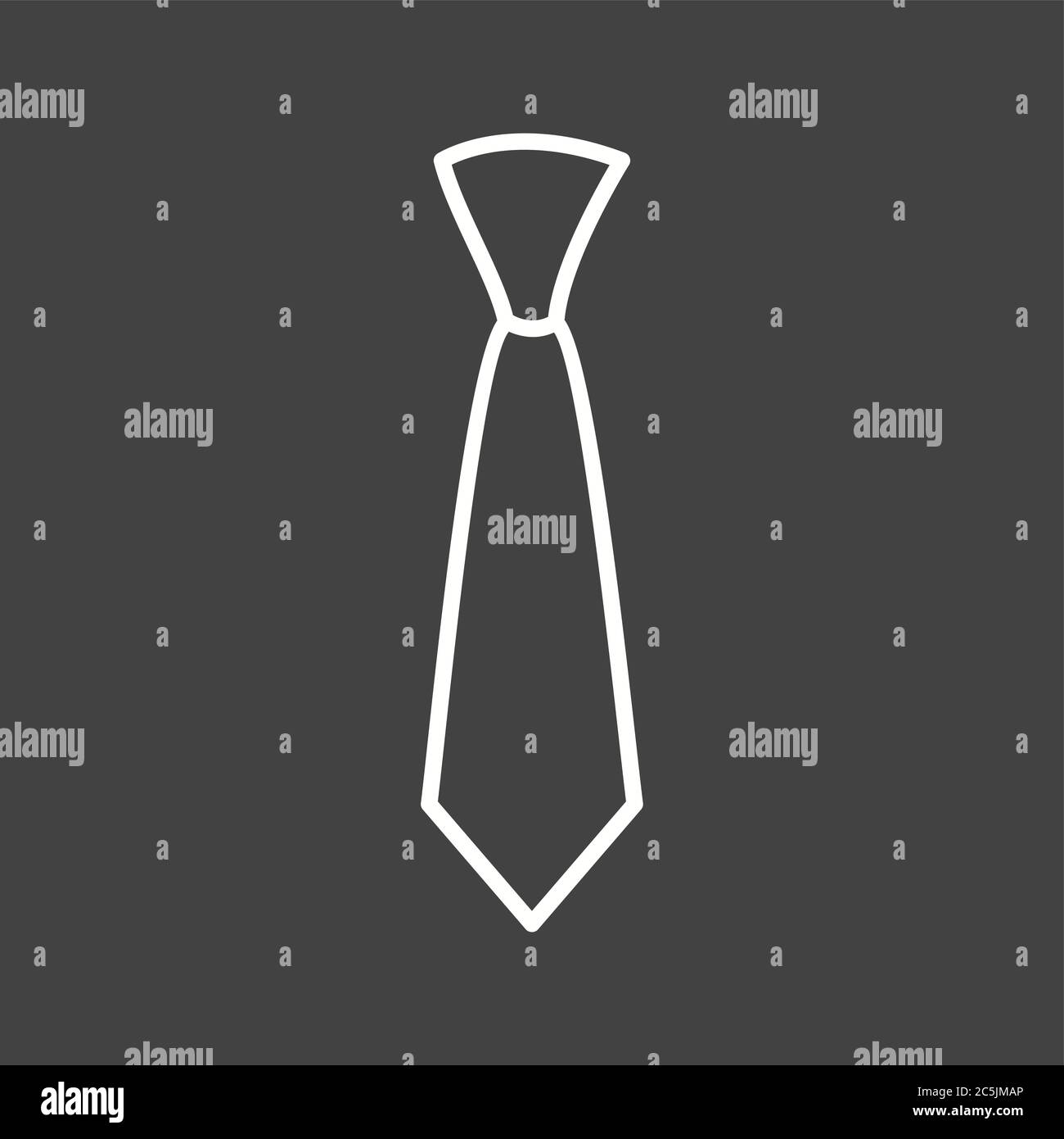 Unique Tie Vector Line Icon Stock Vector Image & Art - Alamy