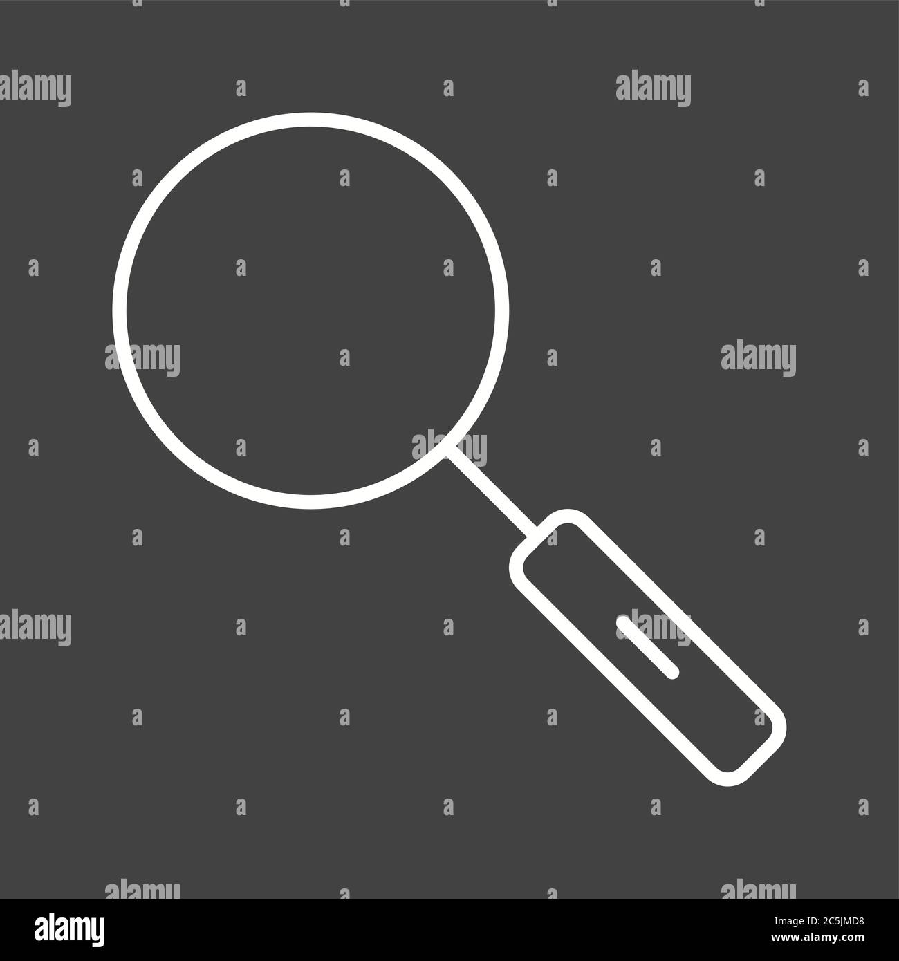 Unique Search Vector Line Icon Stock Vector Image & Art - Alamy