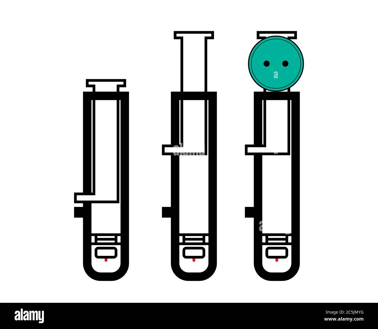 Buttonhole sewing machine foot design. Vector illustration button holes ...