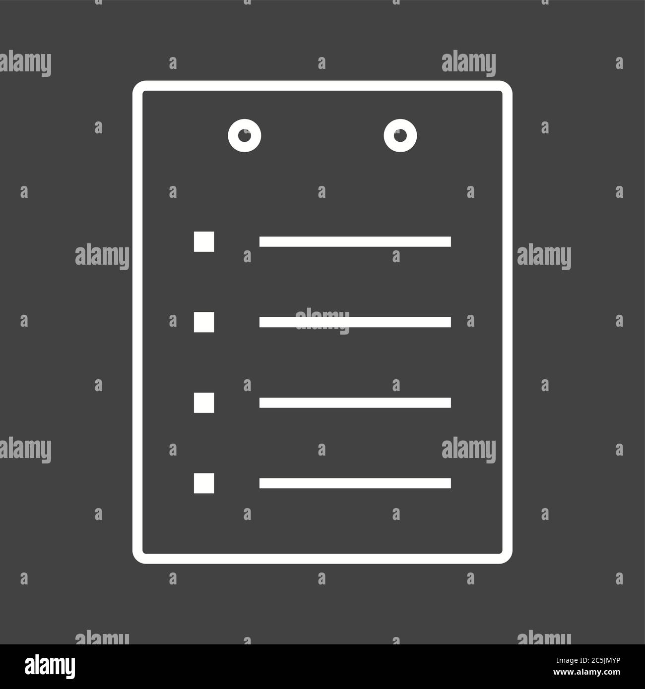 Unique Notes Vector Line Icon Stock Vector Image & Art - Alamy