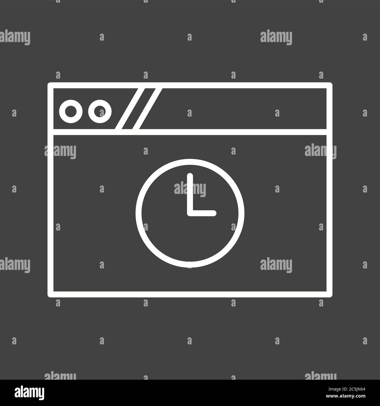 Unique Time Out Vector Line Icon Stock Vector Image & Art - Alamy