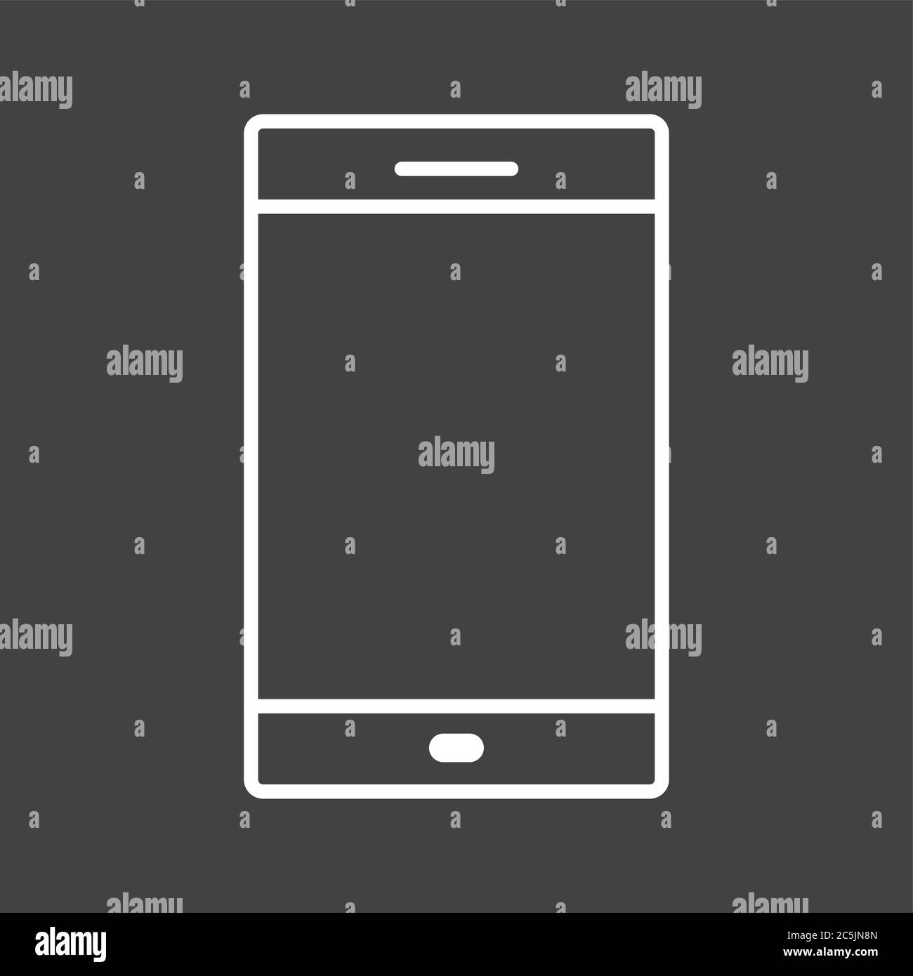 Unique Phone Vector Line Icon Stock Vector Image & Art - Alamy