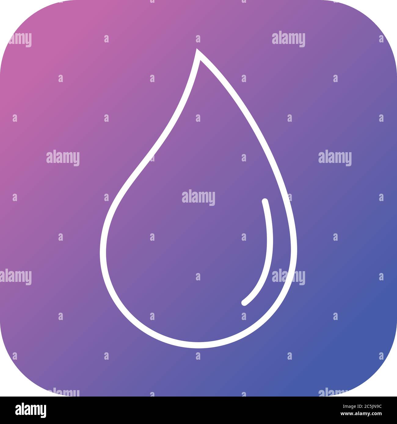 Unique Water Droplet Vector Line Icon Stock Vector Image & Art - Alamy