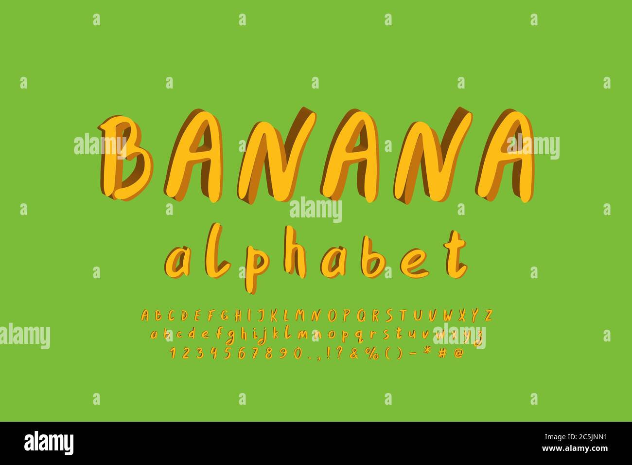 Fruit alphabet letters Stock Vector Images - Alamy