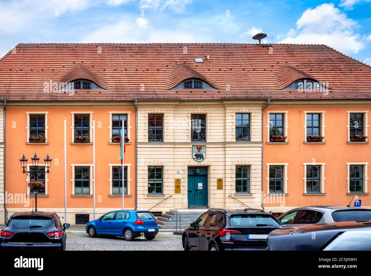The town hall of Bernau by Berlin, Germany Stock Photo - Alamy