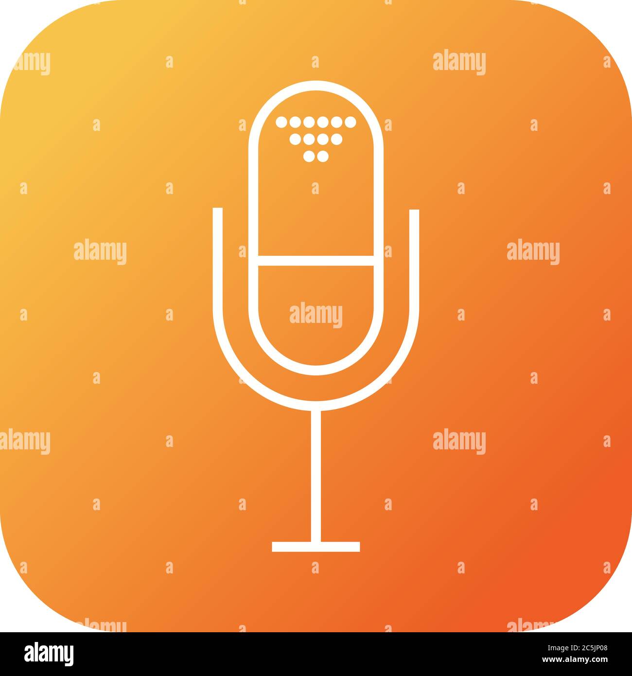 Unique Voice Memo Vector Line Icon Stock Vector Image & Art - Alamy
