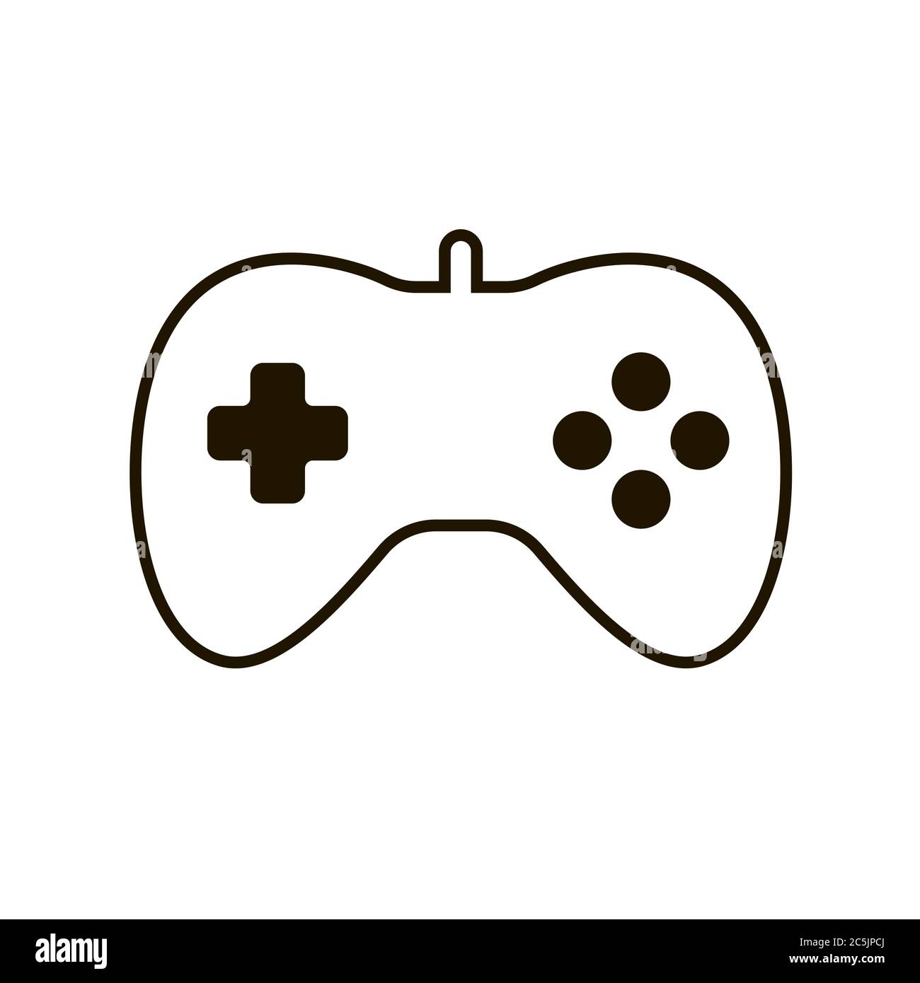 Joystick icon in trendy flat style isolated on white background. Eps 10 ...