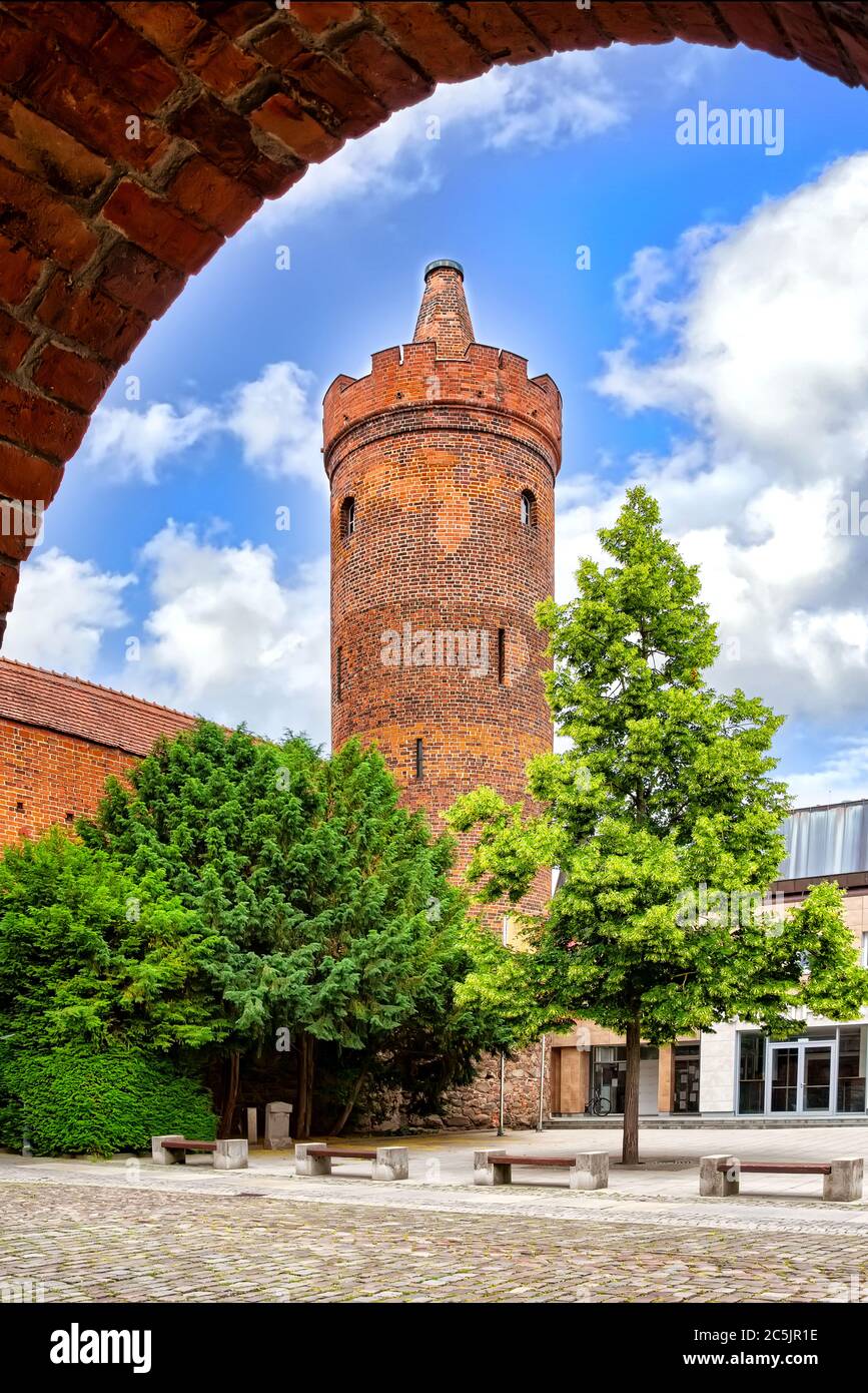 Steintor (Stone Gate) and Hungerturm (Starvation Tower) in Bernau near ...