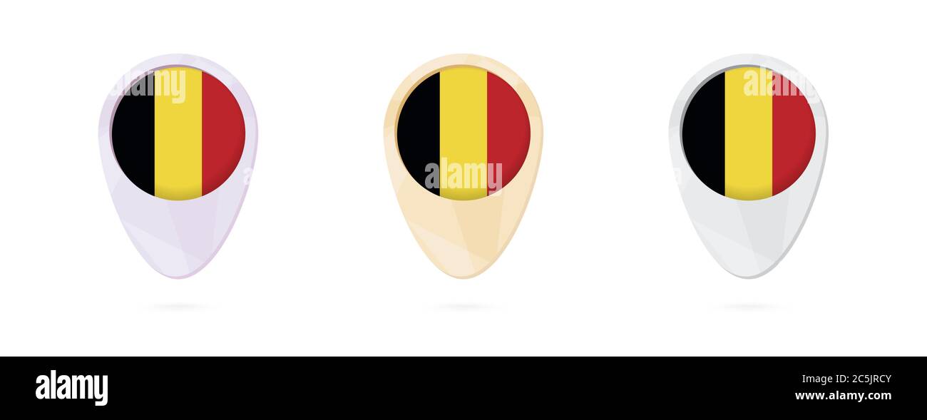 Belgium map pin national hi-res stock photography and images - Alamy