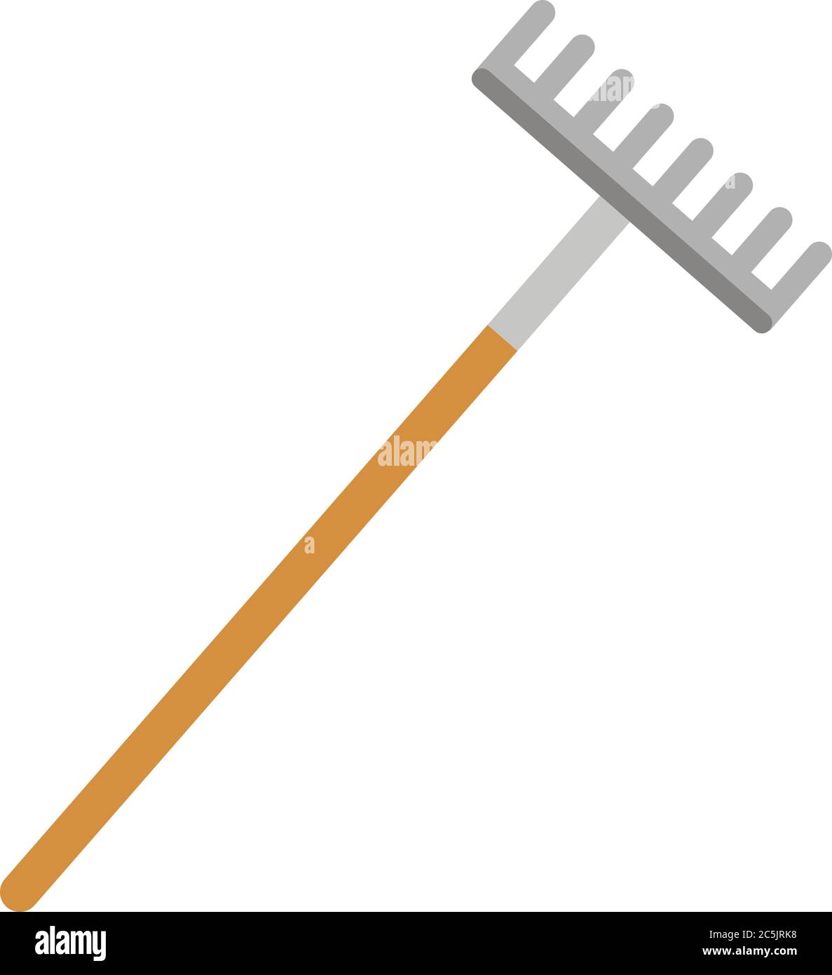 Tool for horticulture, agriculture, farming. Soil cultivator, rake for ...